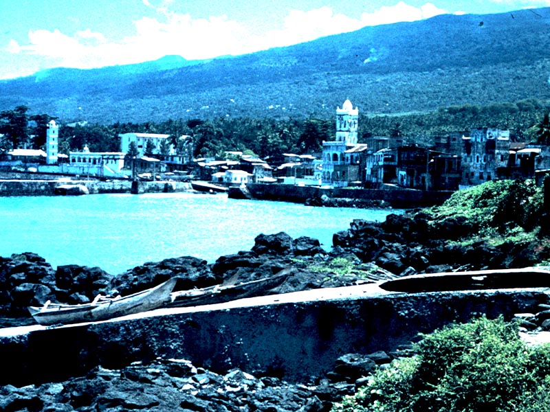 The Island of Grand Comoro, in the Comoro Islands