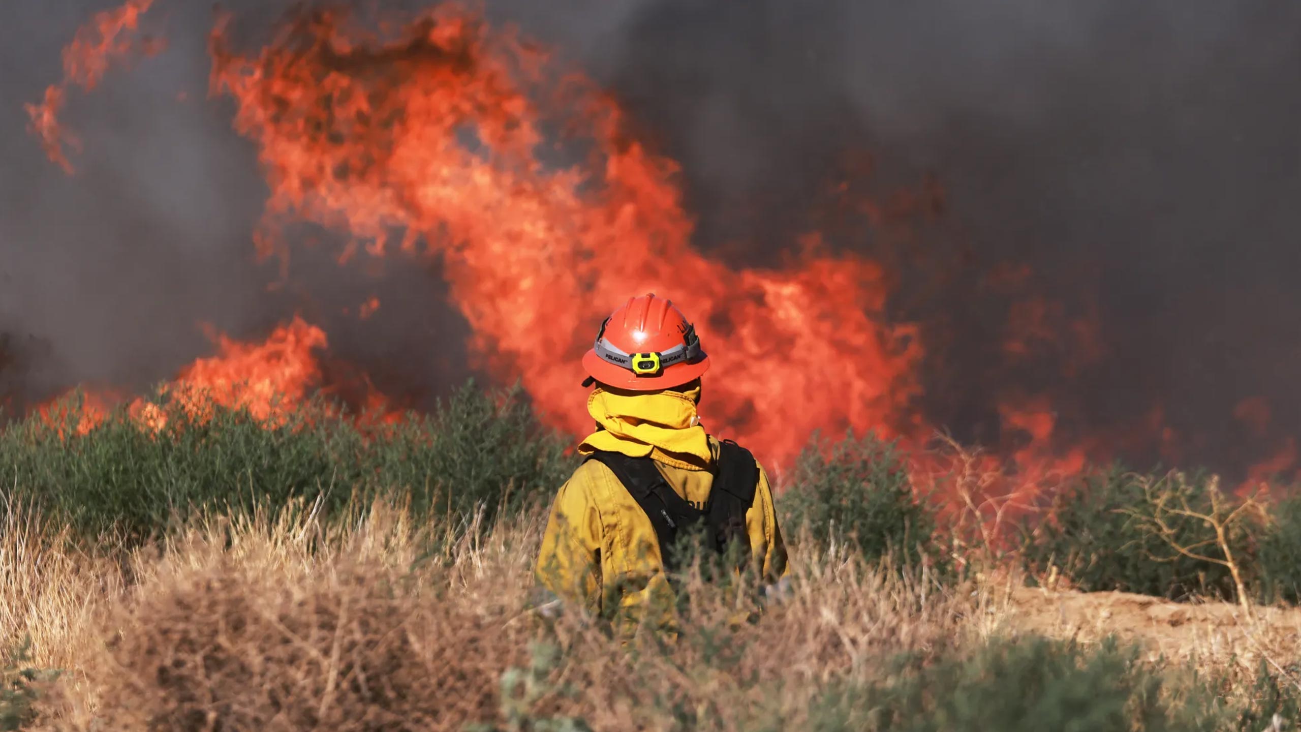 Brush fire prompts evacuation warning in Riverside County - The Hemet ...