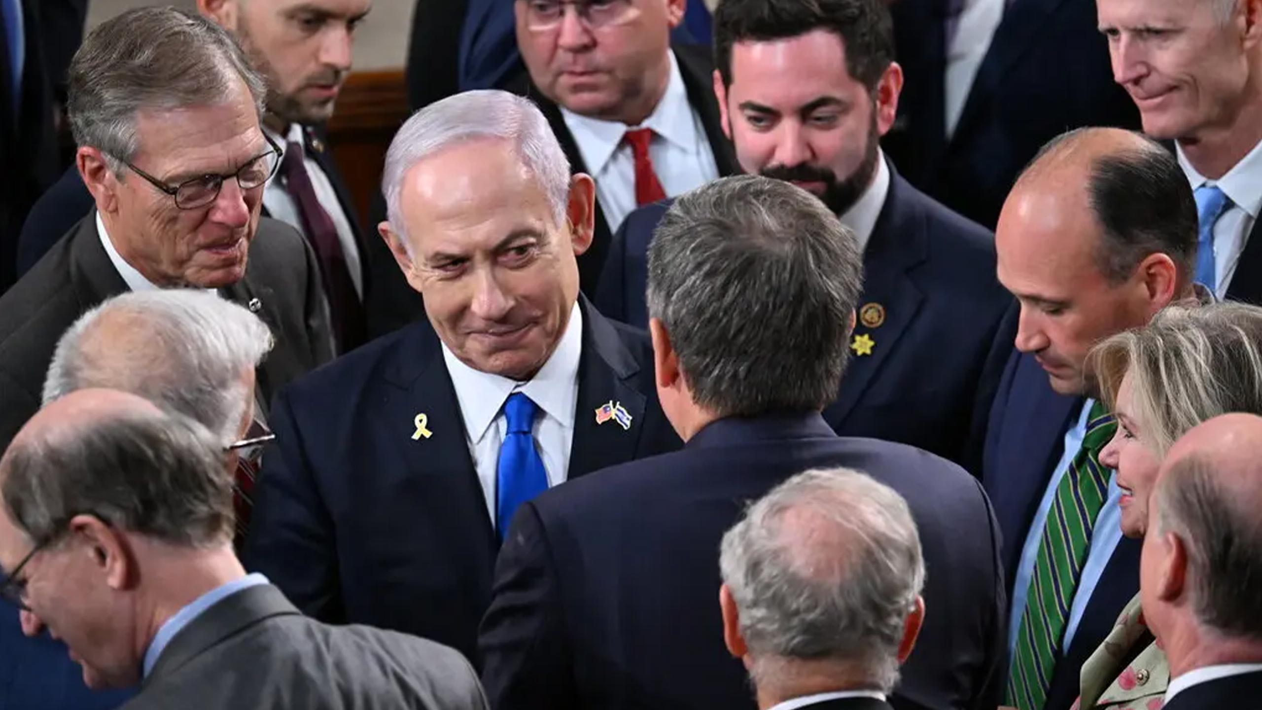 Netanyahu Delivers a Forceful Defense of Israel to Applause in Congress ...