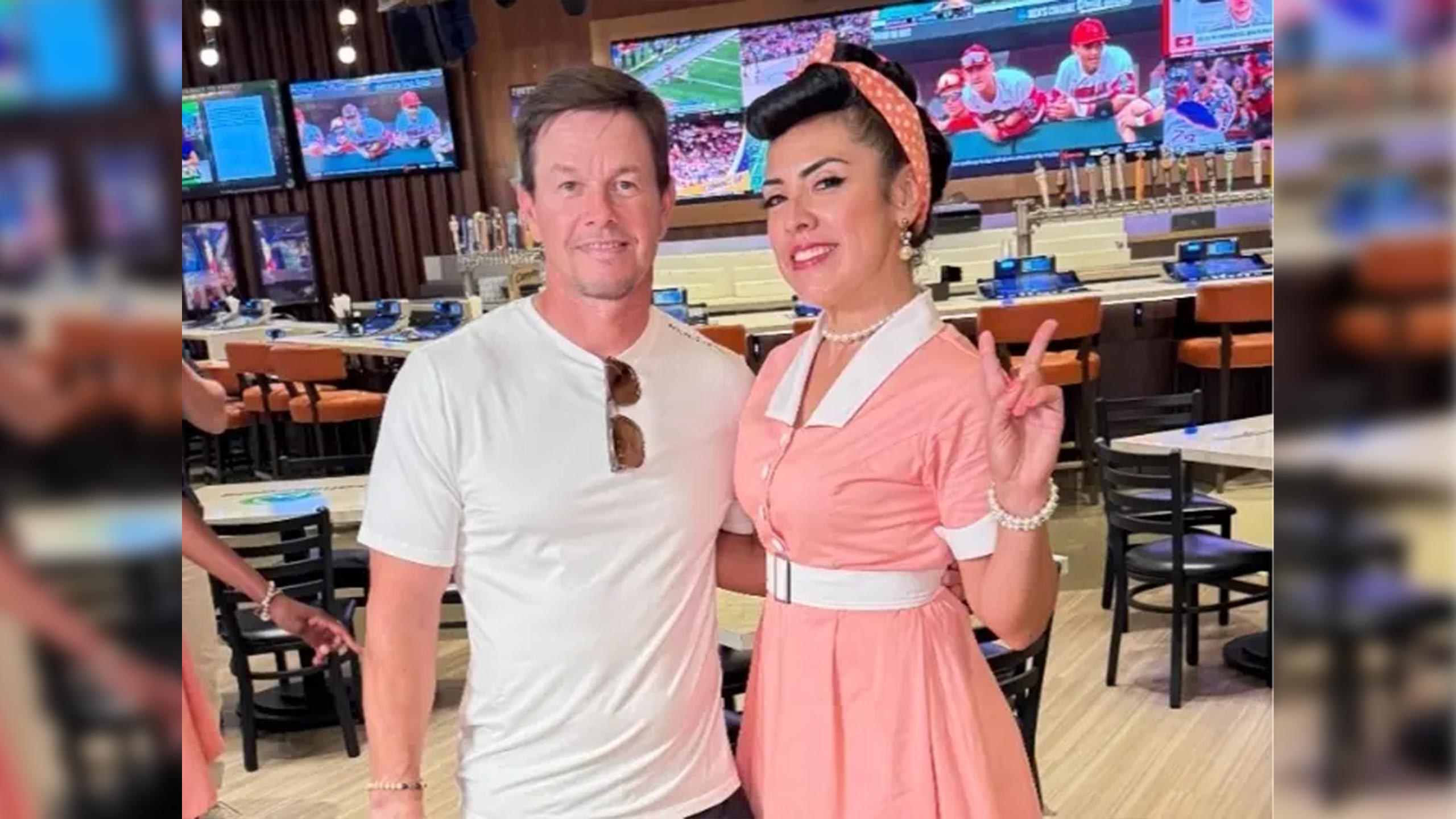 Actor Mark Wahlberg Makes Another Surprise Stop